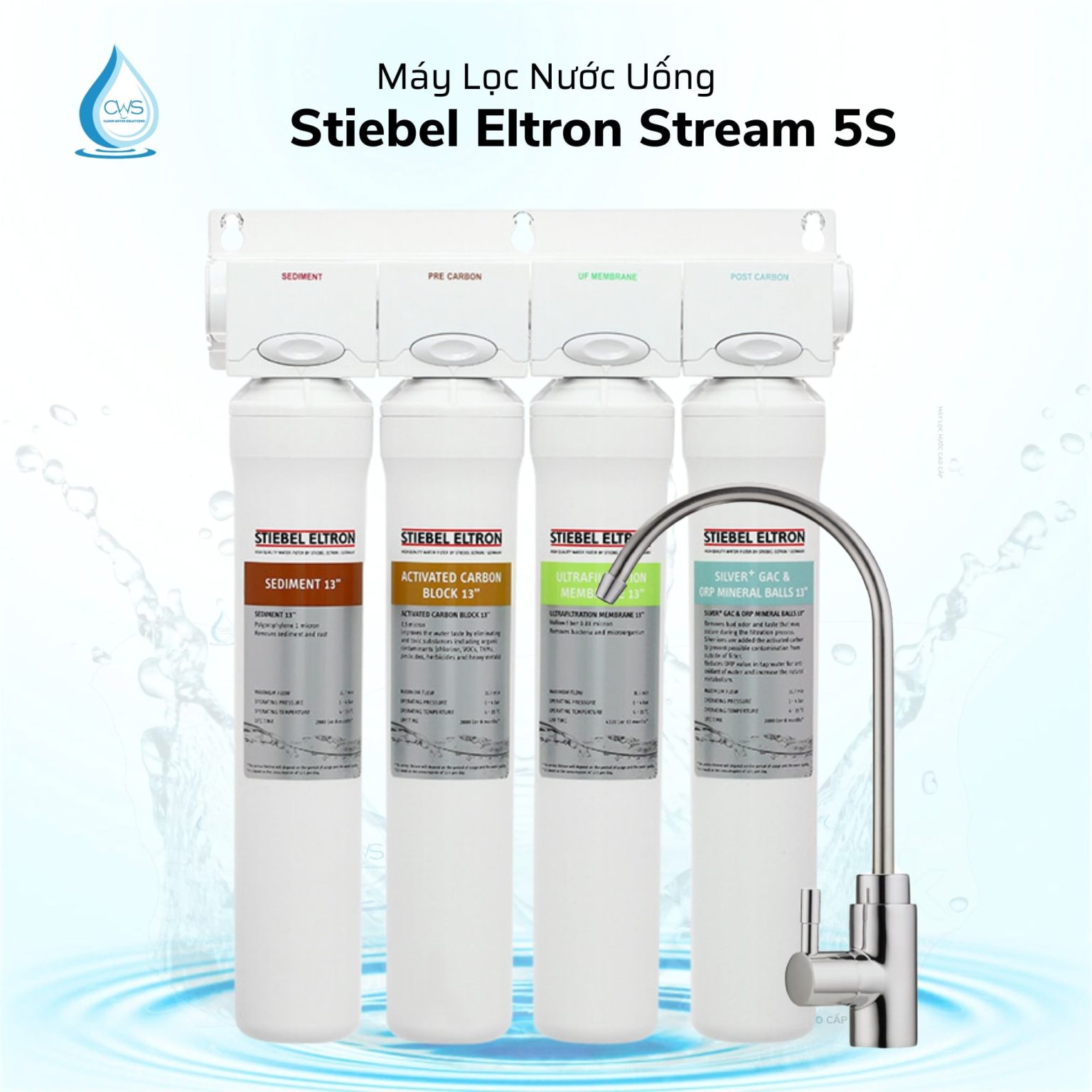 Stiebel Eltron Stream 5S - Máy lọc nước UF Thương hiệu Đức
