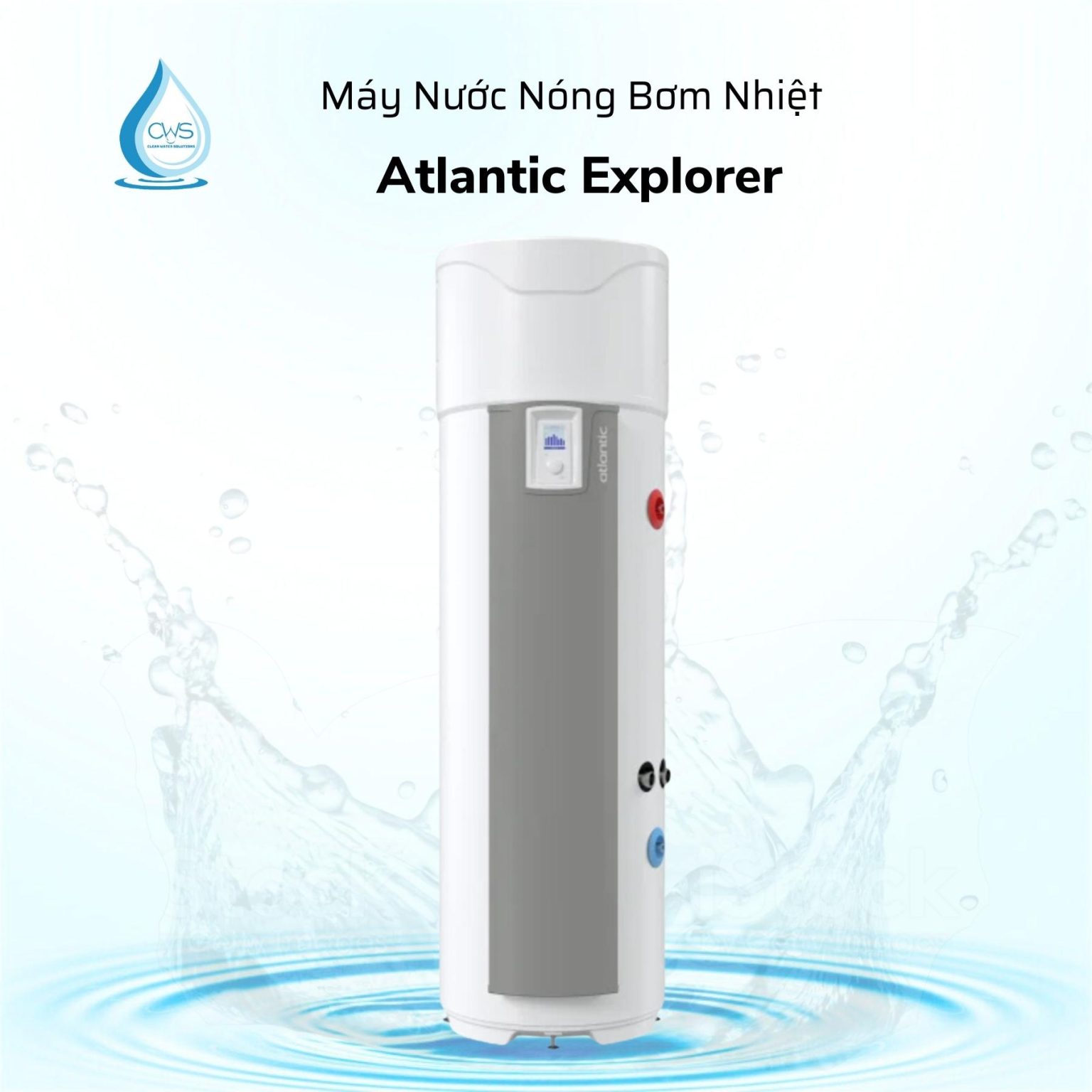 Máy Nước Nóng Bơm Nhiệt Atlantic Explorer - Nhập khẩu Pháp