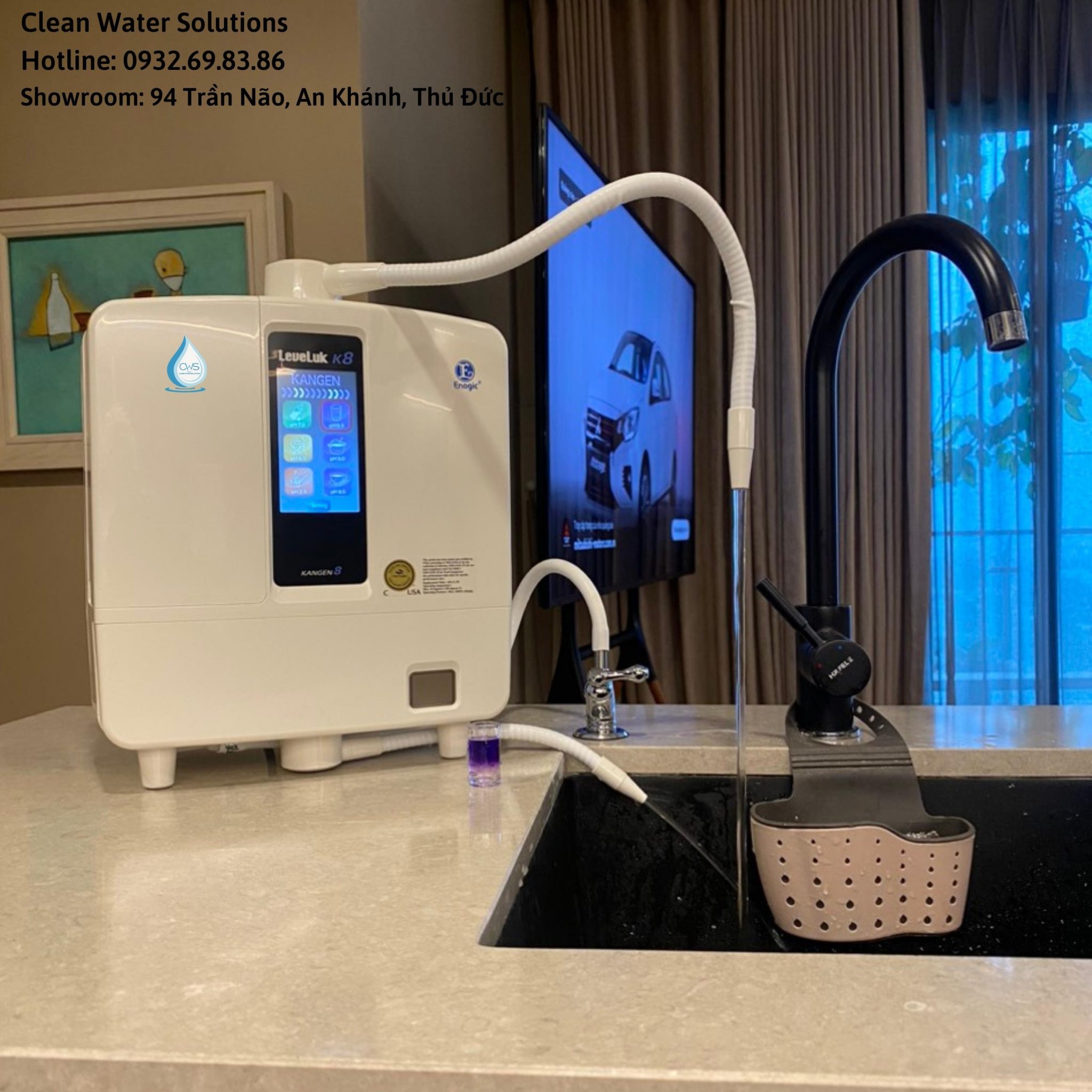 Máy lọc nước ion kiềm Kangen Leveluk K8 - Giá rẻ nhất