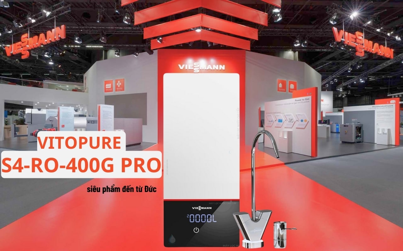 Vitopure S4-RO-400G Pro - Siêu phẩm Đức không thể bỏ lỡ