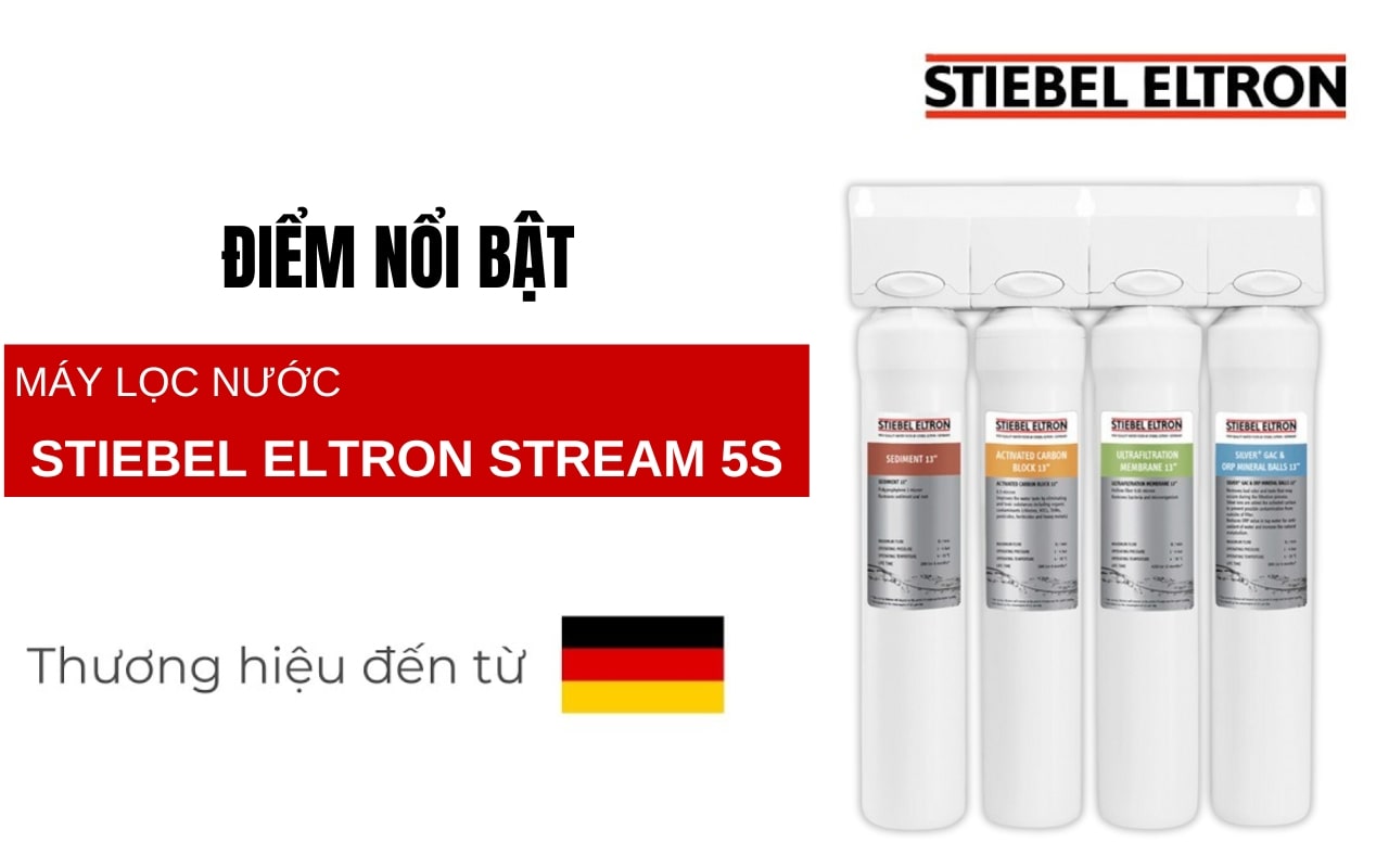 Điểm Nổi Bật Máy Lọc Nước Stiebel Eltron Stream 5S